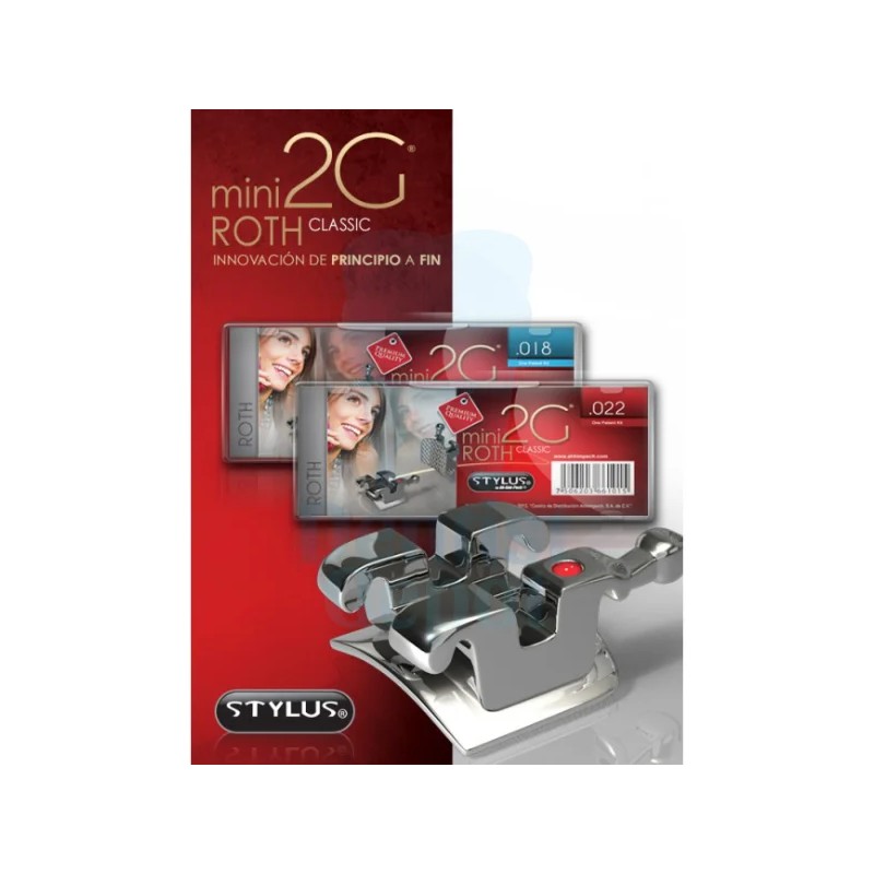 Kit de Brackets Mini Roth .18 Classic Ah Kim Pech